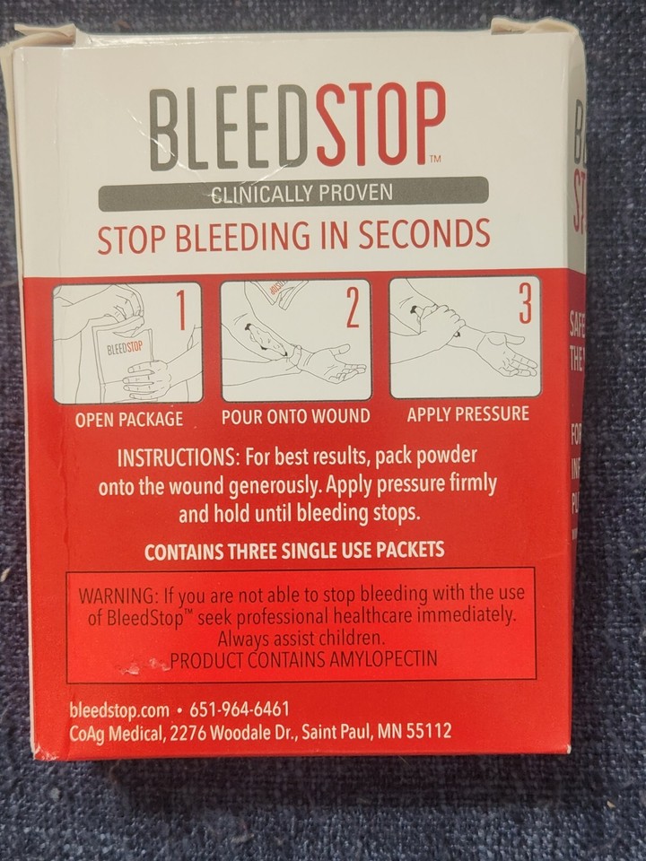 BLEEDSTOP ~ Stops Bleeding in Seconds ~ For Every Shop | eBay