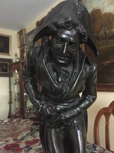 Pierre Louis DÉTRIER (1822-1897), FRENCH BRONZE SCULPTURE LE MUSCADIN ...