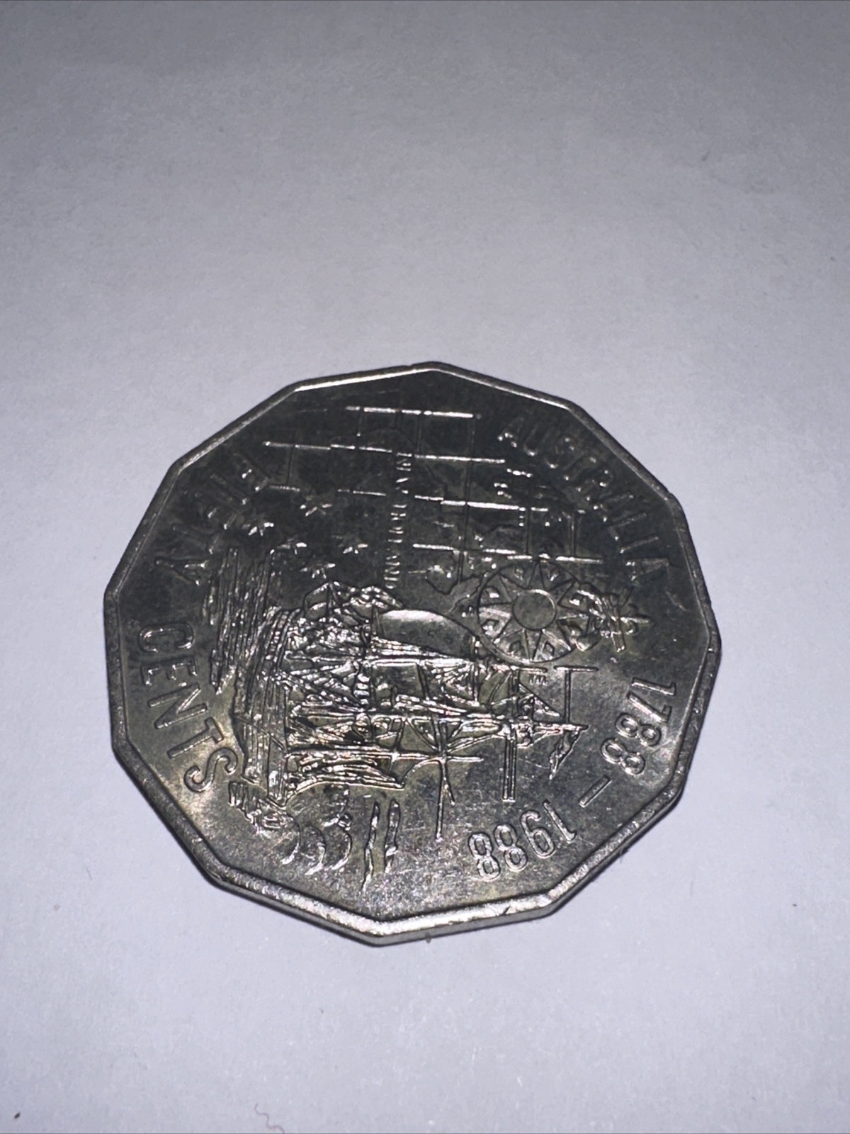 AUTHENTIC 1988 Australian Bicentennial First Fleet 50c Coin | eBay ...