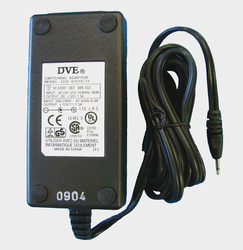 DVE 12V 1.5A 18W AC Power Adapter Supply Adaptor Plug DSA-0151D-12 WYSE ...