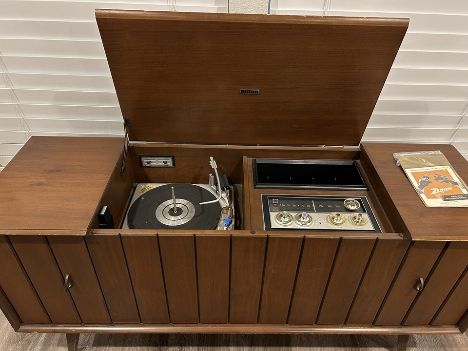 Mid Century Zenith Stereo Console X930 | eBay