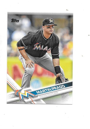 Martin Prado 2017 Topps Baseball Card #674 Miami Marlins | eBay