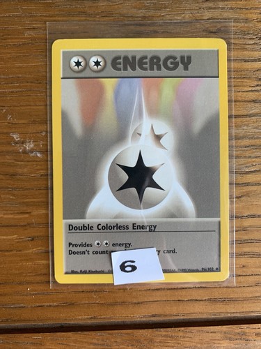 Double Colorless Energy Pokemon Card Base Set Unlimited 96/102 | eBay