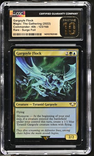 GARGOYLE FLOCK Warhammer 40k Surge Foil CGC 10 Pristine MTG [Nostalgium ...