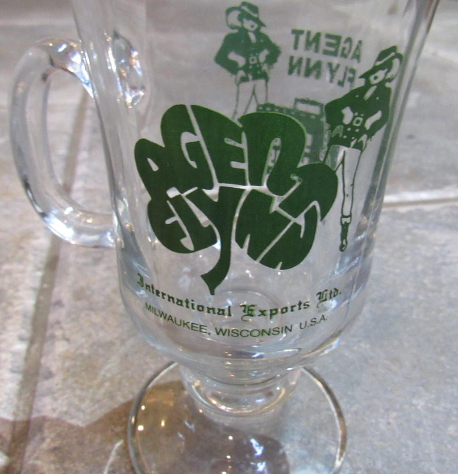 Vintage Agent Flynn Safe House Milwaukee Wisconsin Clear Glass Cup ...