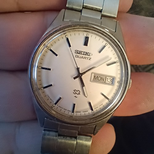 1983 Seiko mens watch day/ date- working 34MM case | eBay