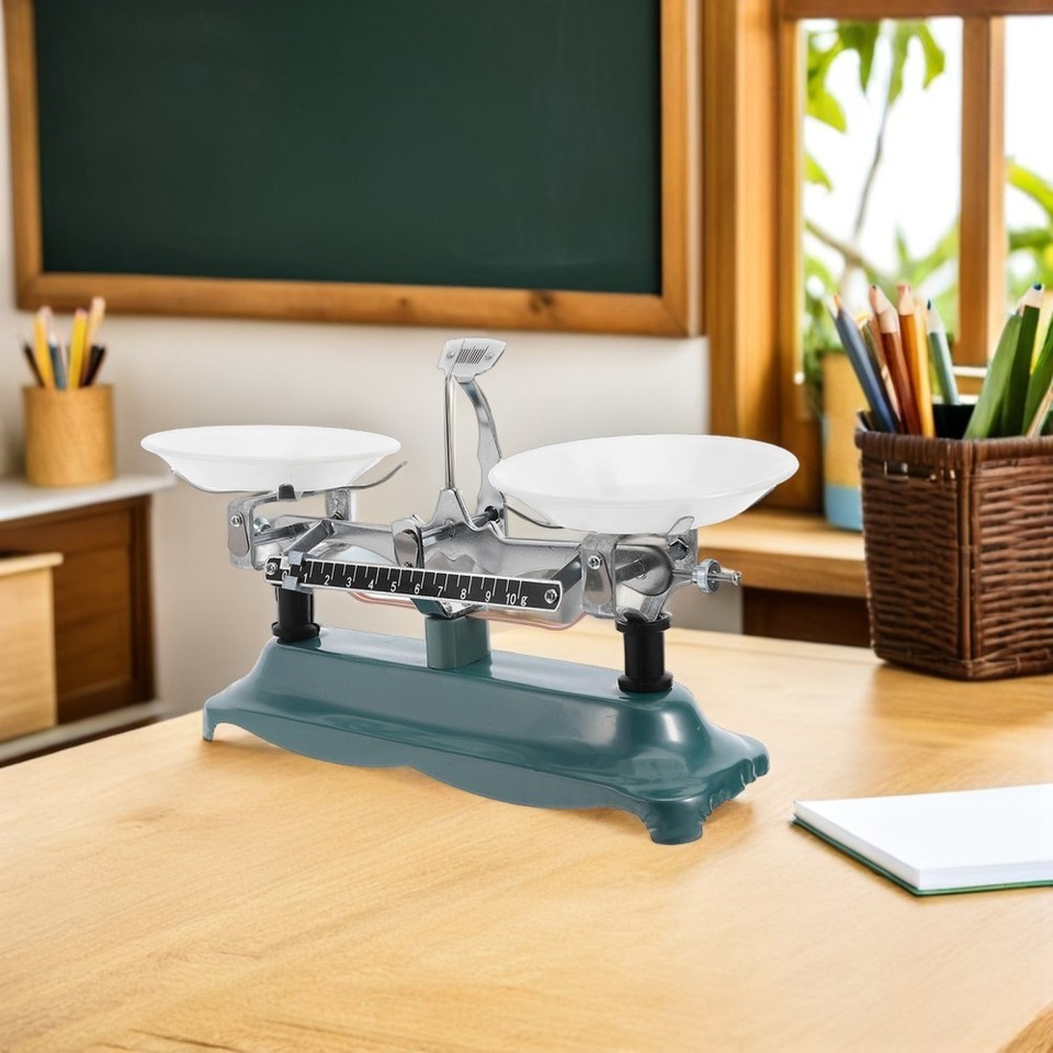 Pan Balance: 500g/0.5g Laboratory Balance Beam Scale With Weights Kit - Double | eBay Australia