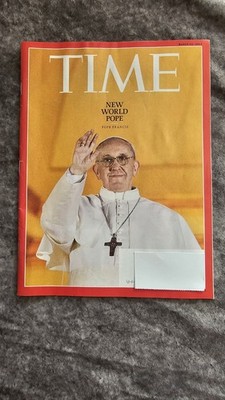 Time Magazine March 25, 2013 Pope Francis New World Pope | eBay