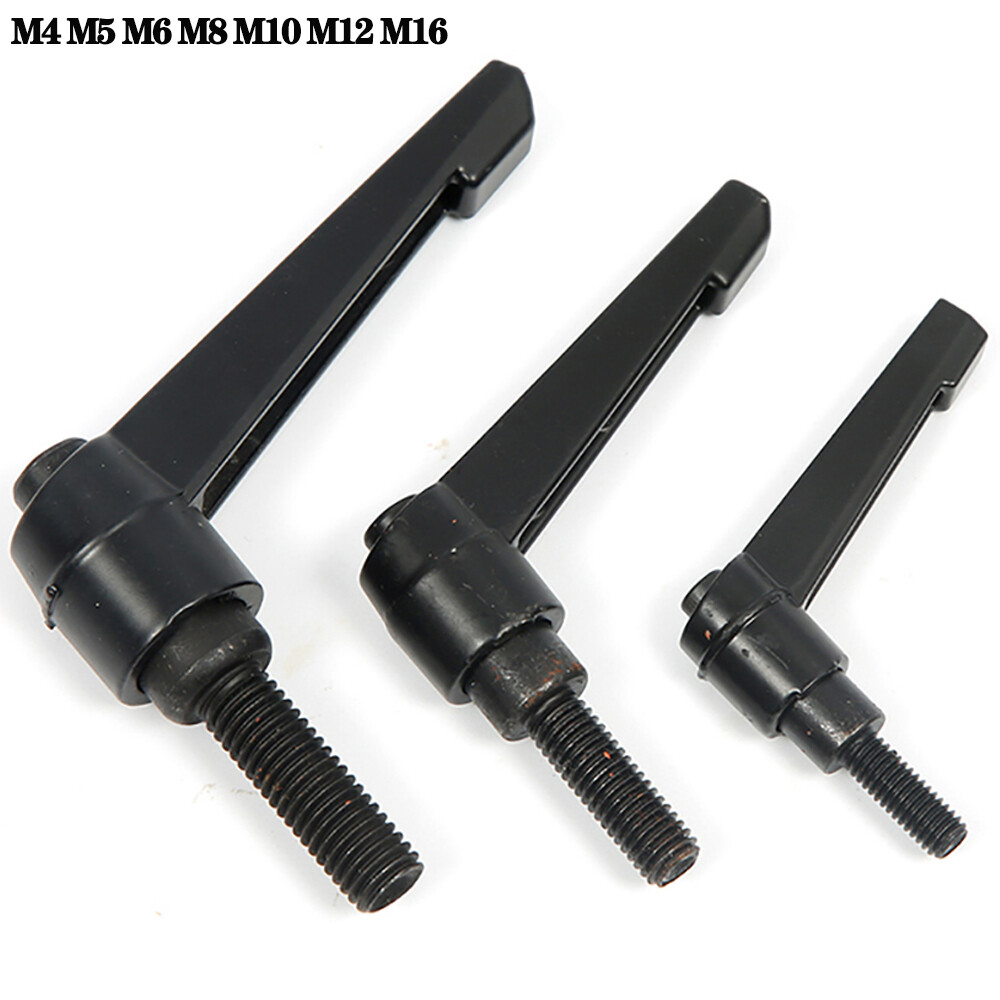 Black Machine Handle Adjustable Clamping Lever Male Knob M4 M5 M6 M8 ...