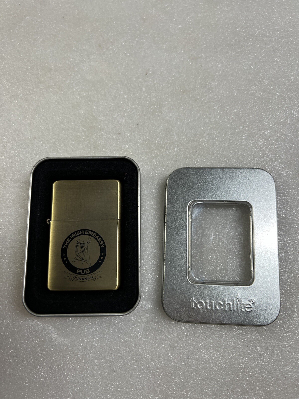 Touchlite Vintage Lighter Rare The Irish Embassy Pub Durango | eBay