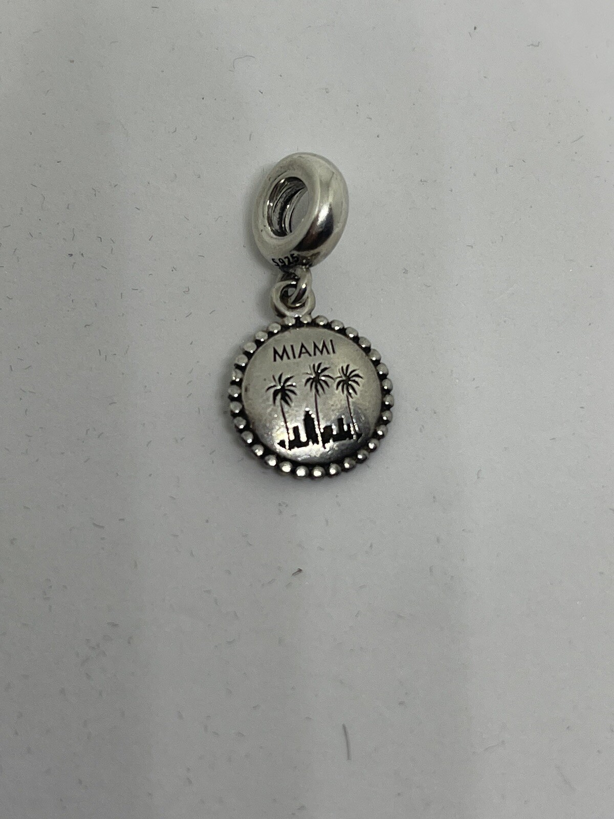 authentic pandora Miami Florida Retired Rare Dangle C… - Gem
