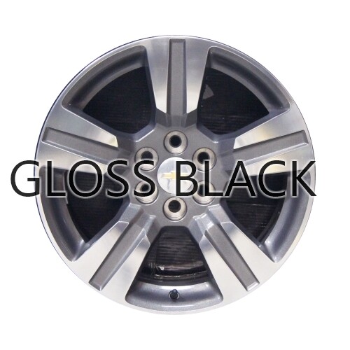 Chevrolet 18" Gloss Black OEM Rim Wheel 5673 94775682 23245759 22901345 ...