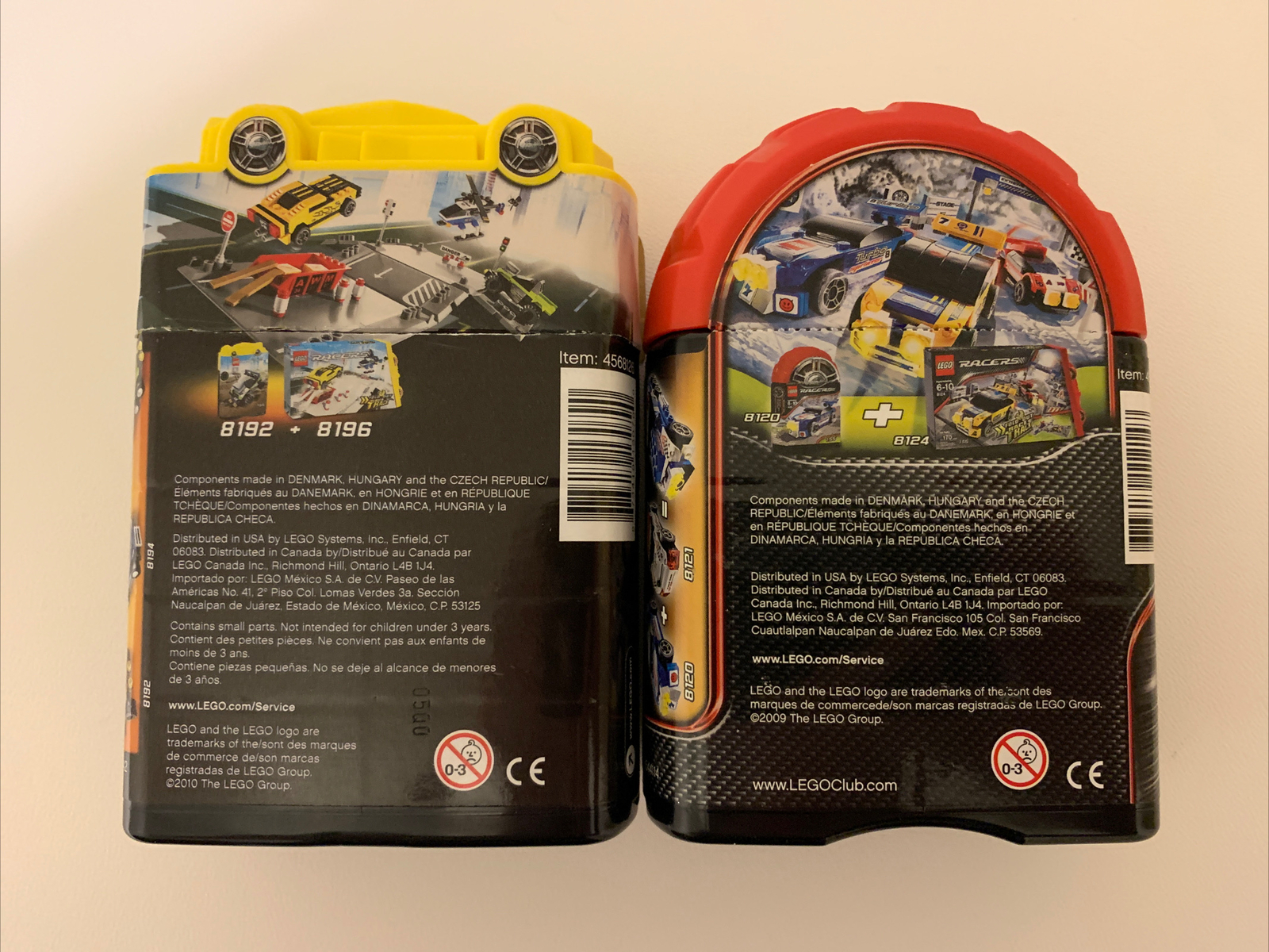 LEGO RACERS 8192 Lime Racer & 8120 Rally Sprinter-100% Complete w ...