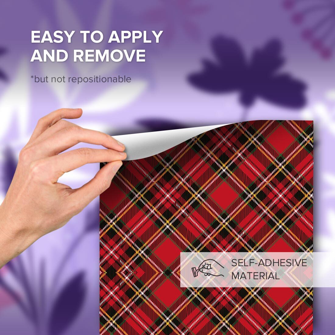 1 x Vinyl Sticker A5 - Red Tartan Scottish Fabric Scotland #15842 | eBay