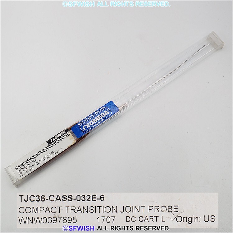 NEW Omega TJC36-CASS-032E-6 Compact Thermocouple Probe, K-Type, 6 ...