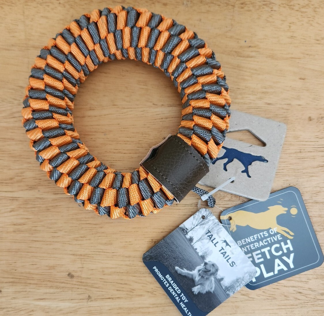 Tall Tails Dog - Braided Ring Dog Toy, Orange - 5 in. | eBay
