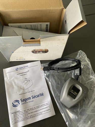 *Brand New* Sagem Morphosmart biometrics Auto Fingerprint Recognition ...