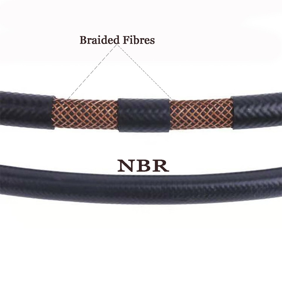 Nitrile Rubber Injection Fuel Hose Flexible Braided Gas Pipe Line | eBay