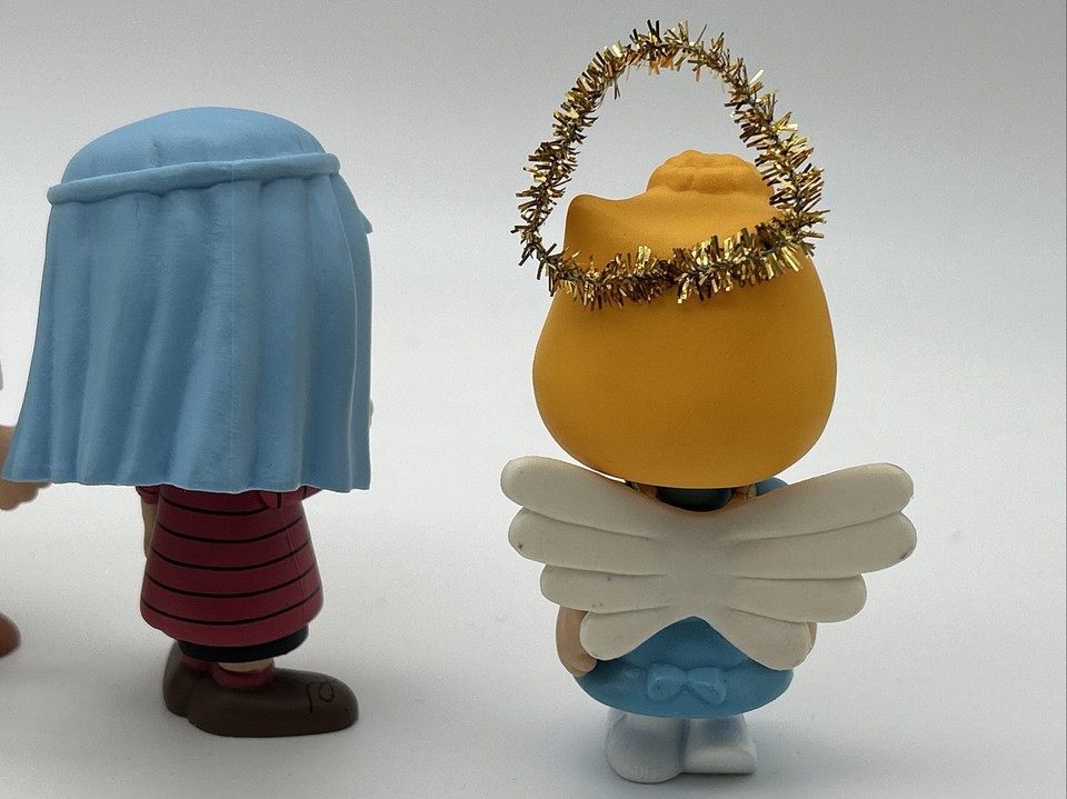 PEANUTS Mini Figure Set Christmas Play Stage Charlie Brown Nativity | eBay
