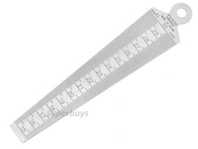 Wedge Hole Gauge 15 - 30mm Taper Gap Slot Gage Width Size Ruler Rule ...