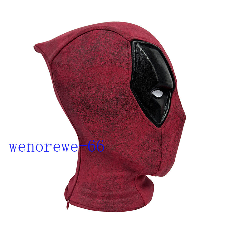 IN US!!! Deadpool 3 Red Men's Mask Wade Wilson Cosplay Prop Mask w ...