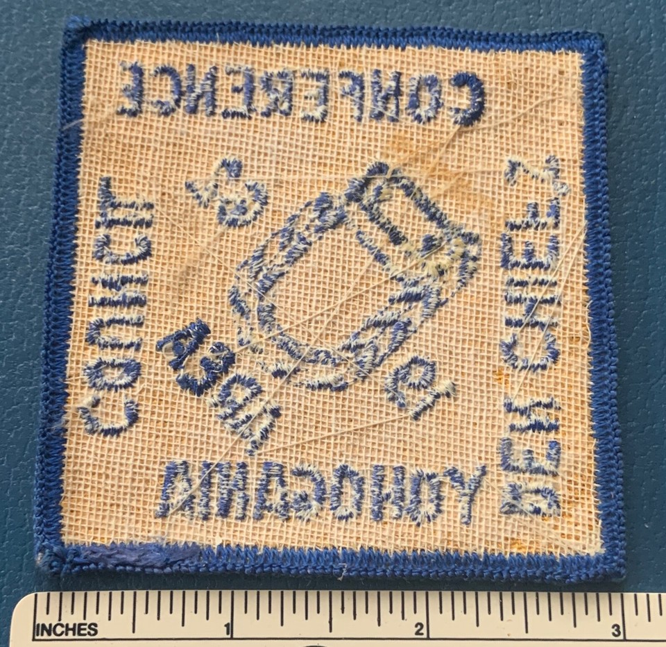 VTG 1962 YOHOGANIA AREA COUNCIL Den Chief's Conference PATCH Cub Scout ...