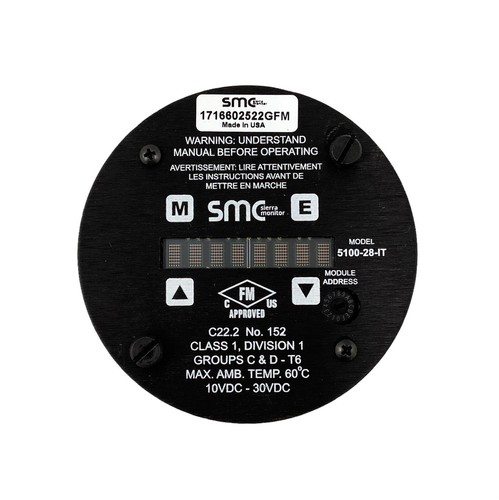 🌟SMC 5100-28-IT Point Infrared IR Gas Detector w/ LED Display, No ...