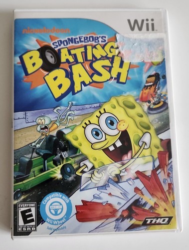 Spongebob's Boating Bash Video Game for Nintendo Wii Nickelodeon | eBay