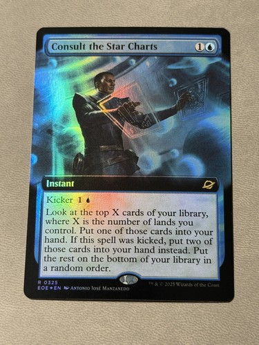 (FOIL EXTENDED) Consult the Star Charts (325) MTG Edge of Eternities ...