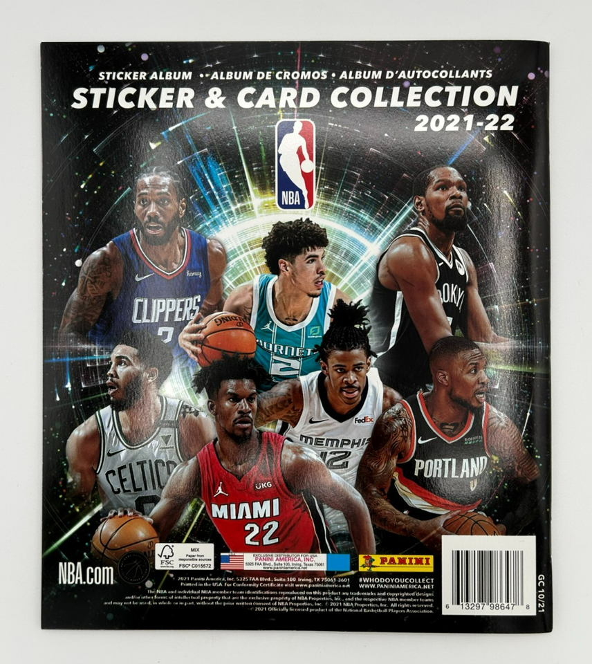 2020-21 Panini NBA Sticker & Card Collection Album - (NEW) | eBay