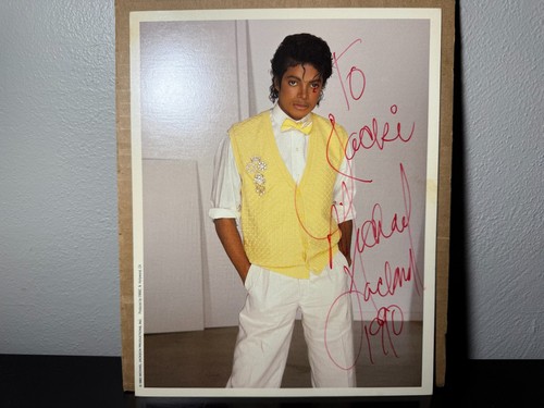 1983 Michael Jackson Autograph Promo EMMC Photo Original Signed To ...