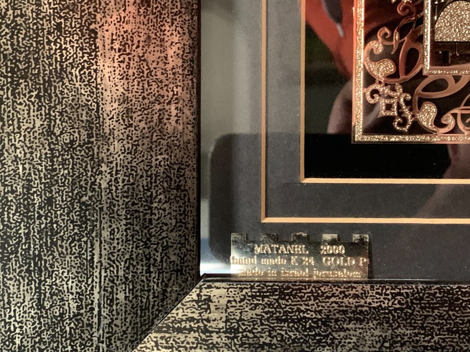 Manatel 2000 24 Ct Gold Plated Artwork Framed | eBay UK