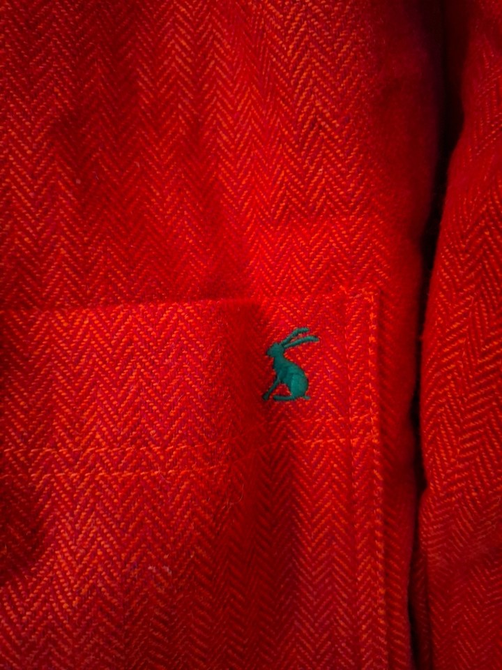 Joules wool mix rust winter Jacket Size Large | eBay UK