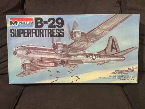 Monogram B-29 Superfortress 1/48 Scale 1977 Aircraft Model Kit 5700 NOB ...
