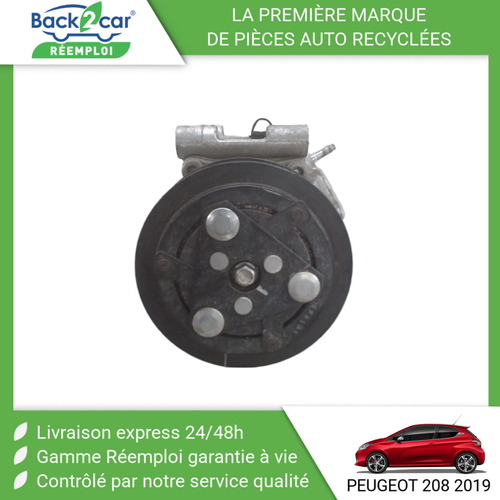 🏆 COMPRESSEUR AIR CONDITIONNE PEUGEOT 208 9830148880 🌱 3007545404697 | eBay
