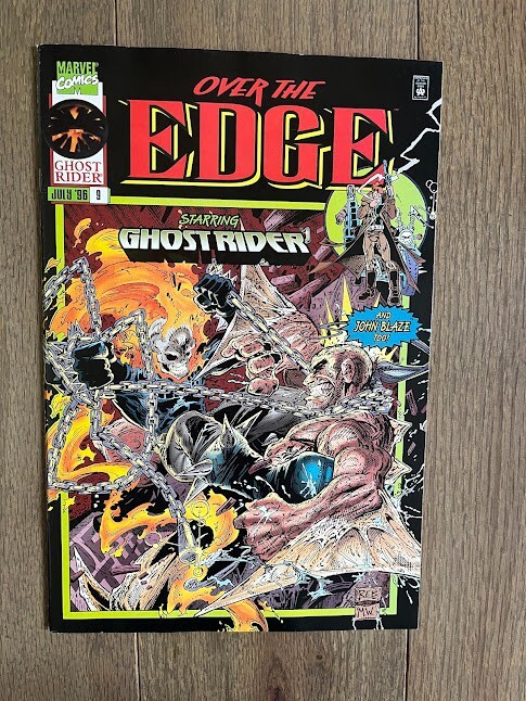 OVER THE EDGE PROFESSOR XAVIER AND THE X-MEN FLIPBOOK # 9 FINE GHOST ...