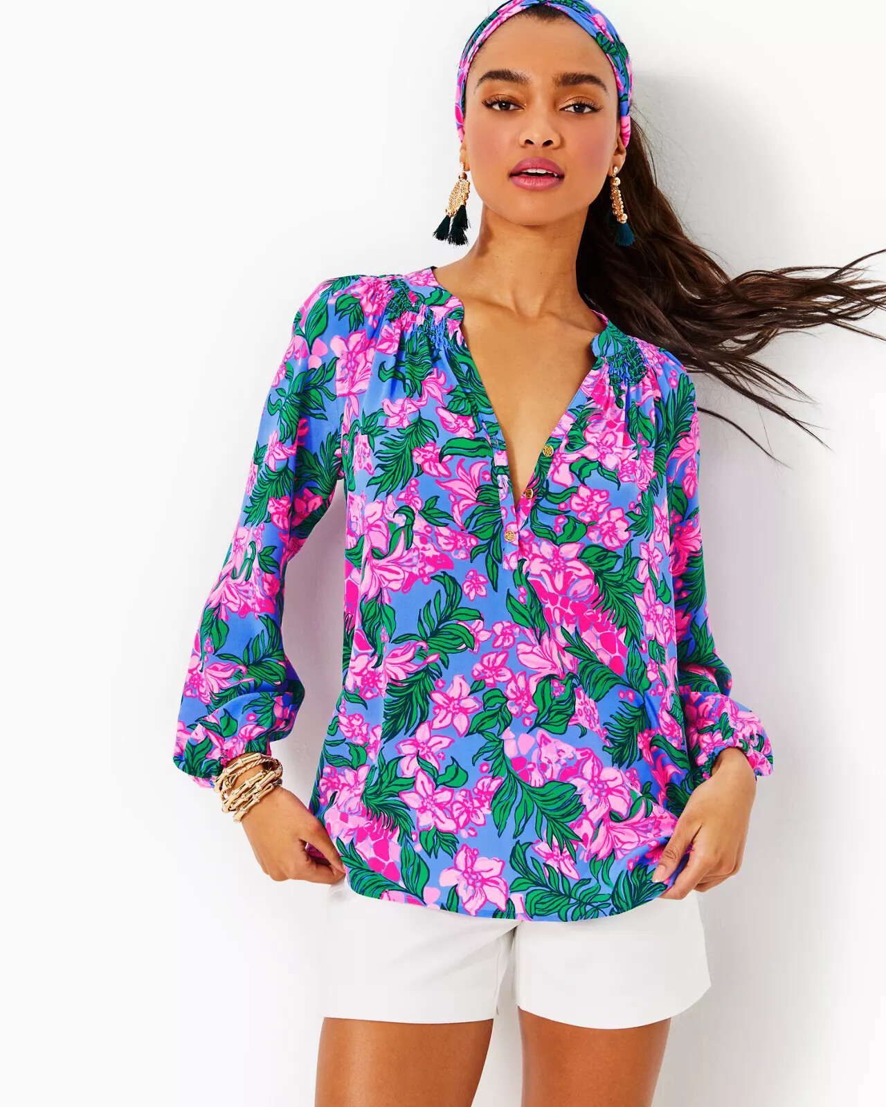 Lilly Pulitzer Elsa Silk Top Cerise Pink Safari Sunset SIZE XS-XXL | eBay