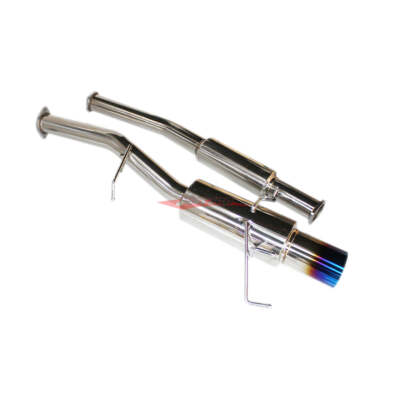 JJR Hyperflow Cat Back Exhaust System (Ti Tip) fits Nissan S13 Silvia ...