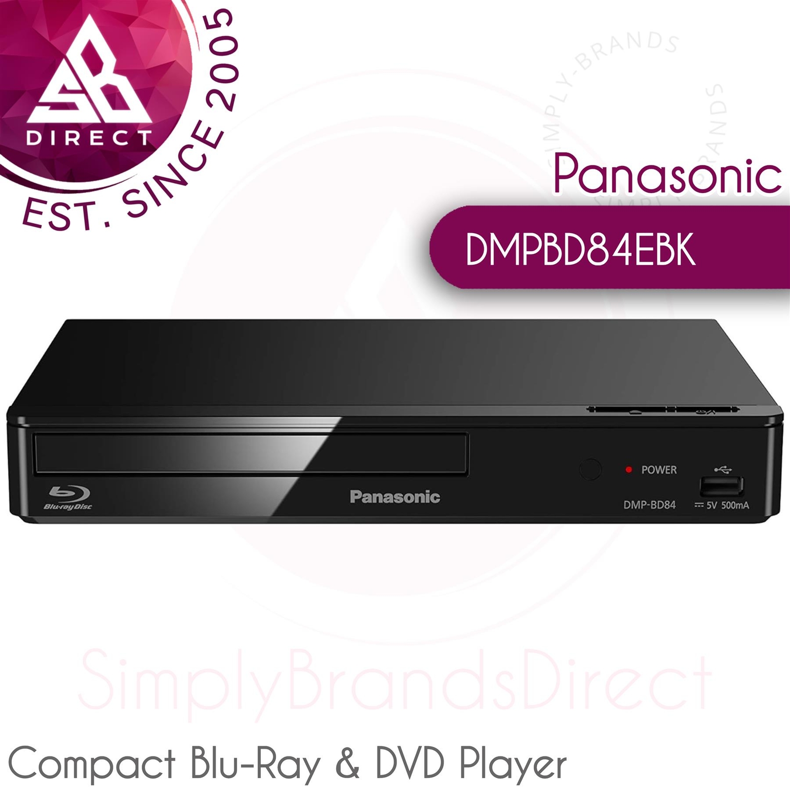 Panasonic DMP-BD84EB-K Blu-ray Player for sale online | eBay