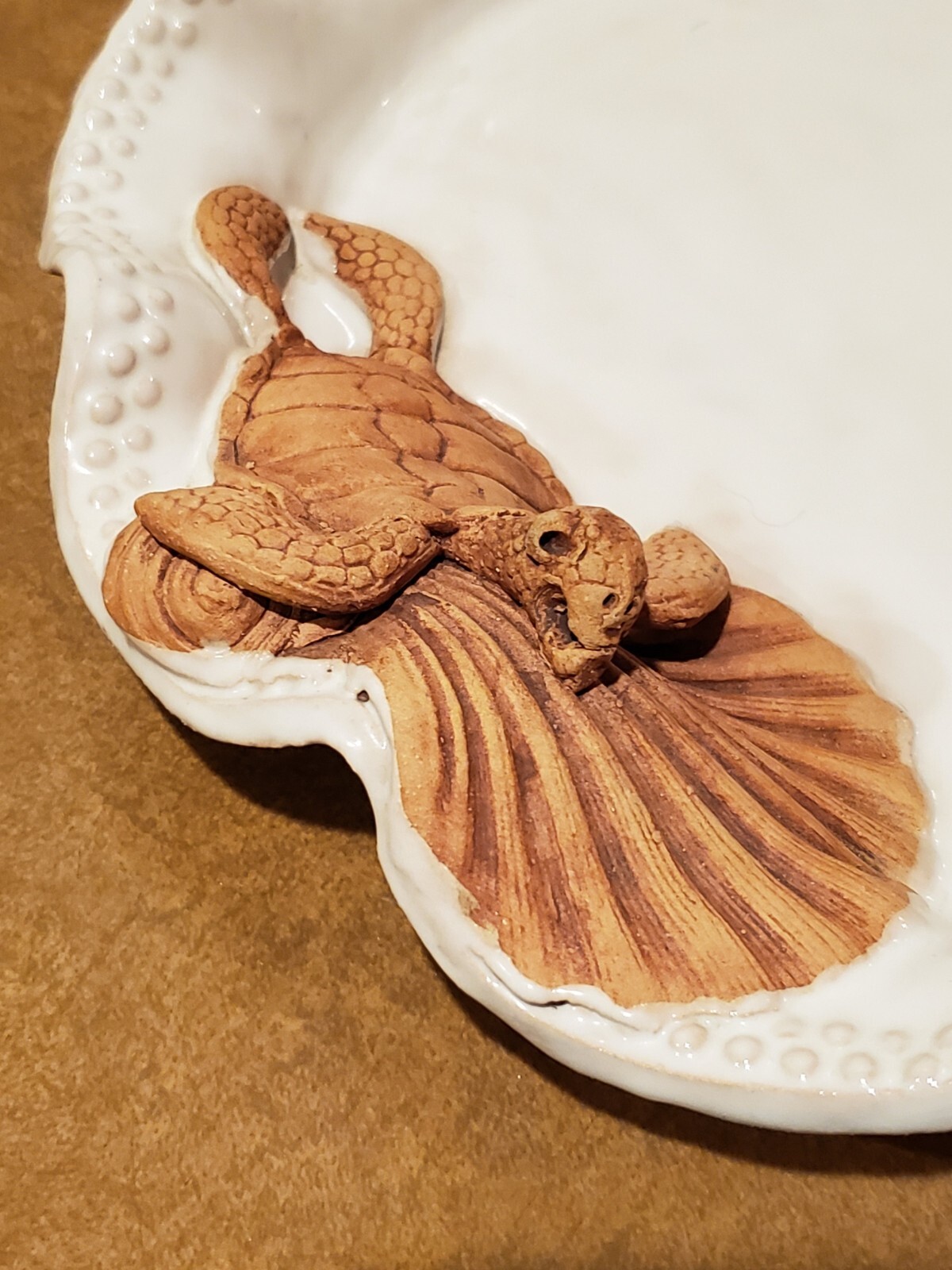 Leo & Karin Villaroman Charlestowne Pottery Florida Plate Dish Sealife ...