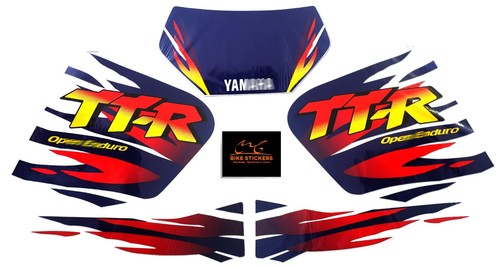 Custom made Graphic decal stickers set for Yamaha TT-R 250 TTR 250 Open ...