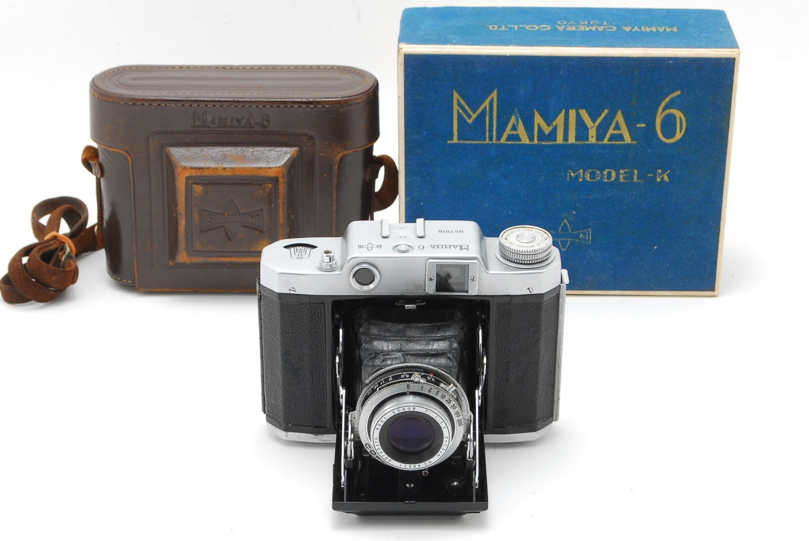 [EXC+5 w/Box] MAMIYA SIX model K 6x6/4.5 DUAL Folding Camera from Japan ...
