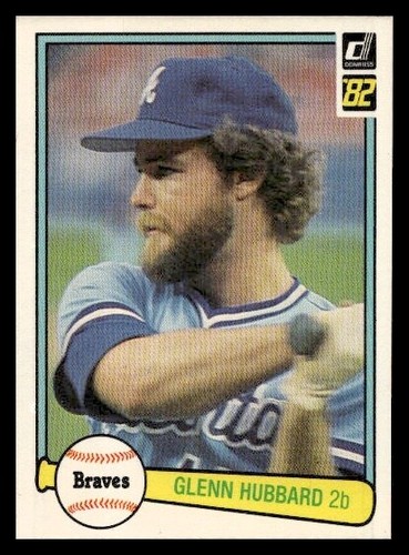1982 Donruss #436 Glenn Hubbard Atlanta Braves Baseball card | eBay