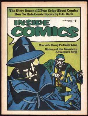 INSIDE COMICS #3 8.0 // MAGAZINE 1974 | eBay