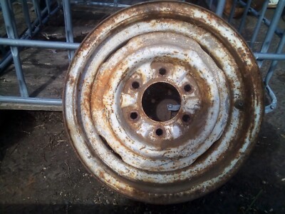 1964 1965 1966 Chevy C10 6 Lug Steel 15” Rim Original Wheel GMC 15x5 1/ ...