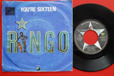 RINGO STARR YOU’RE SIXTEEN/EVIL WOMAN 1973 BEATLES UNIQUE RARE EXYU 7 ...