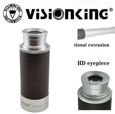High Power Monocular telescope Visionking 20x50 BAK4 Prism Gift ...