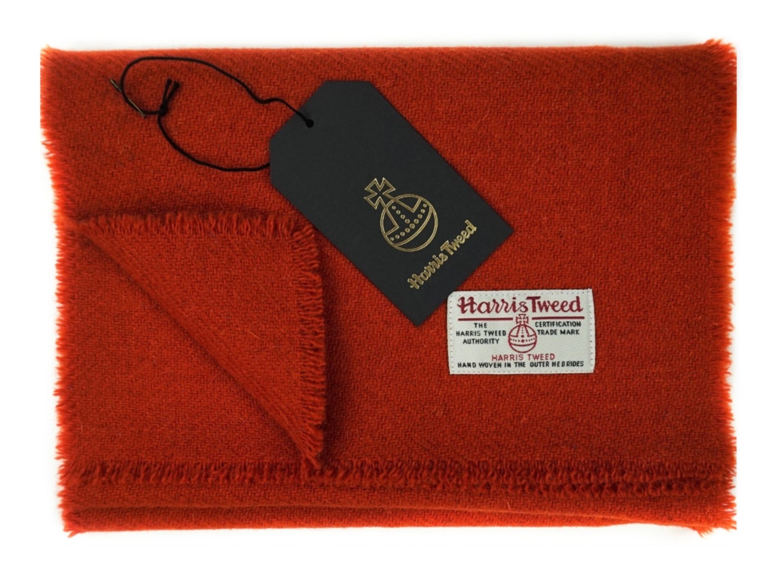 Harris Tweed Pure Wool Luxury Mens & Womens Fringed Scarf 60" 150cm ...