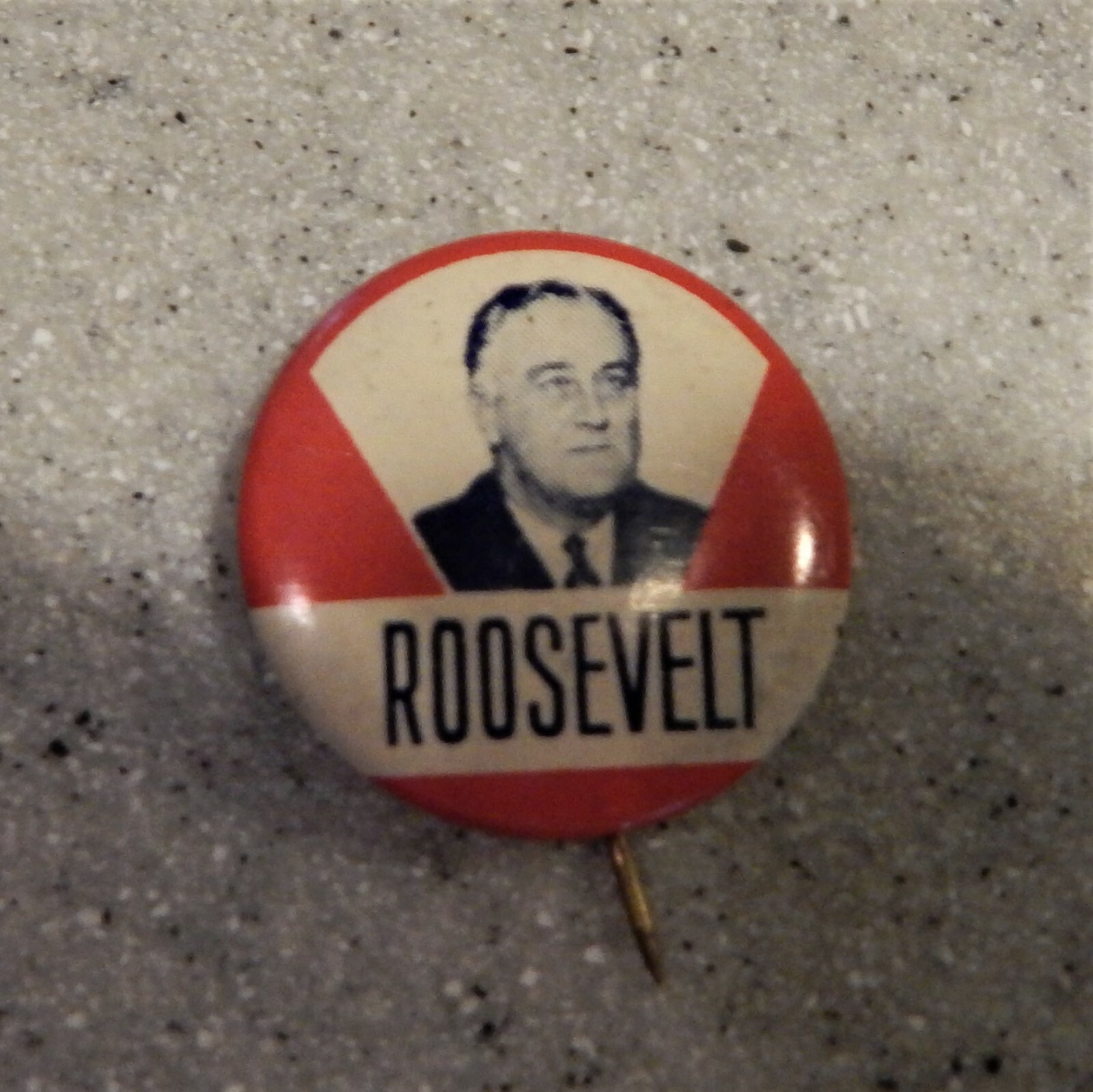 Franklin Delano Roosevelt Presidential Election Pin or Pinback Circa ...