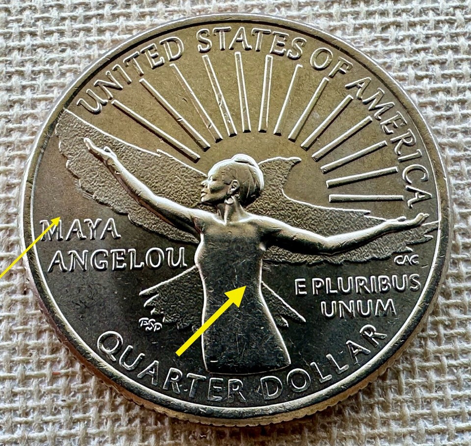 2022 P Mya Angelou Quarter (DROOLING GEORGE) | eBay
